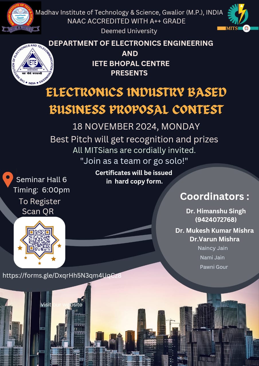 Departmental Events - MITS Gwalior